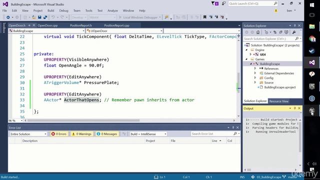 [Udemy UE4 C++] 066 Using Trigger Volumes