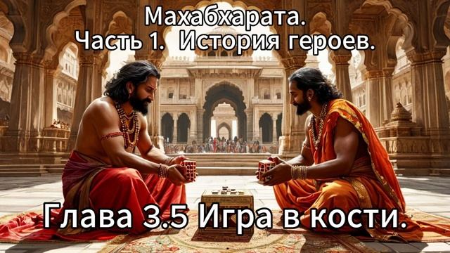 16. Махабхарата. Часть 1. История Героев. Глава 3.5 Игра в кости.