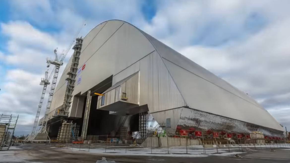 Как Арка накрыла объект Укрытие на ЧАЭС