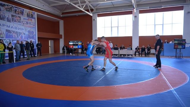 Армавир, ЮФО 2025г. Вес 82 кг. Евтухов Никита (Крым)-Чехиркин Константин (Ростовская обл.)