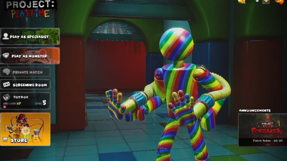 Играю в Project playtime на ПК