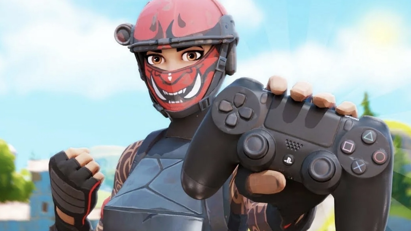 Играю в Fortnite с геймпад! Мой брат даёт мне 100  рублей за каждый фраг!