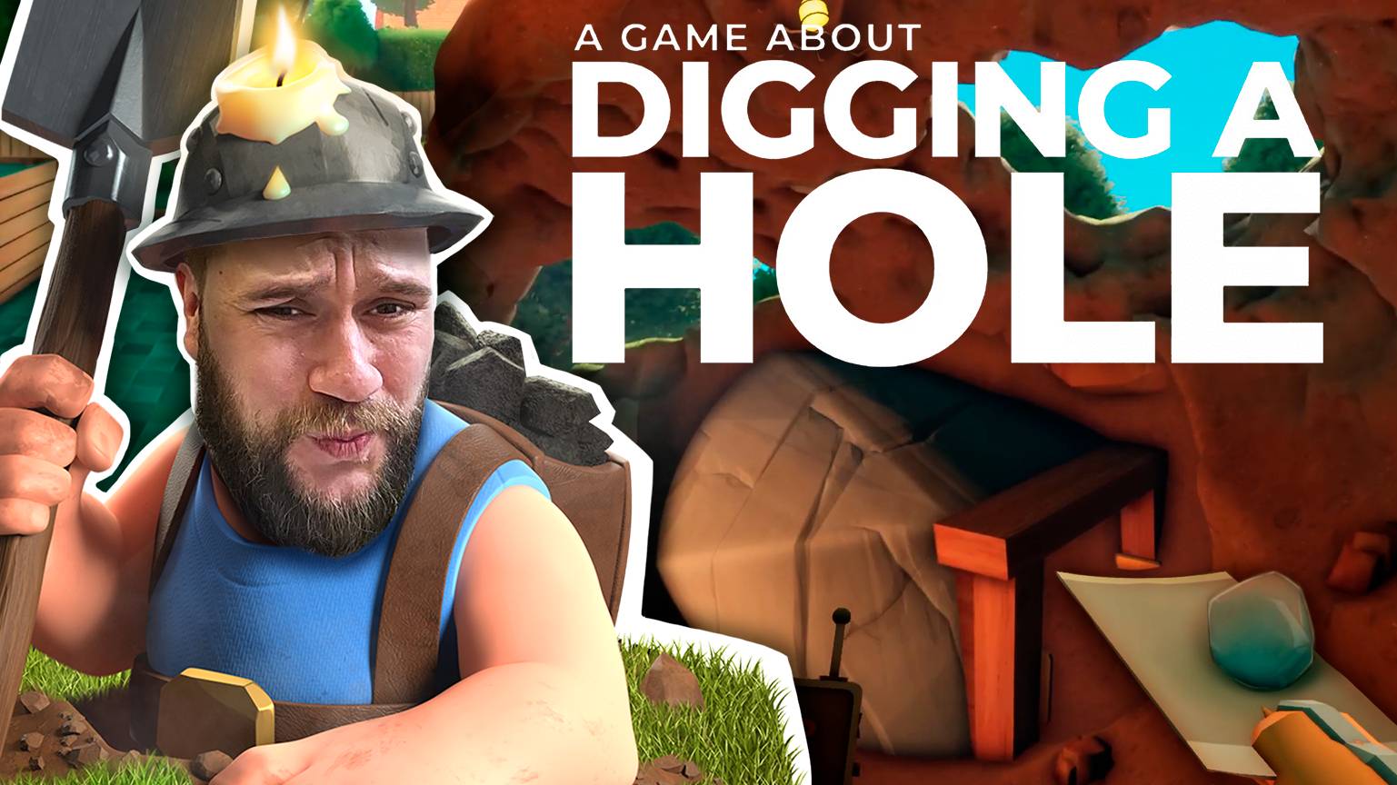 Нашёл шахту в шахте! // A GAME ABOUT DIGGING A HOLE #2