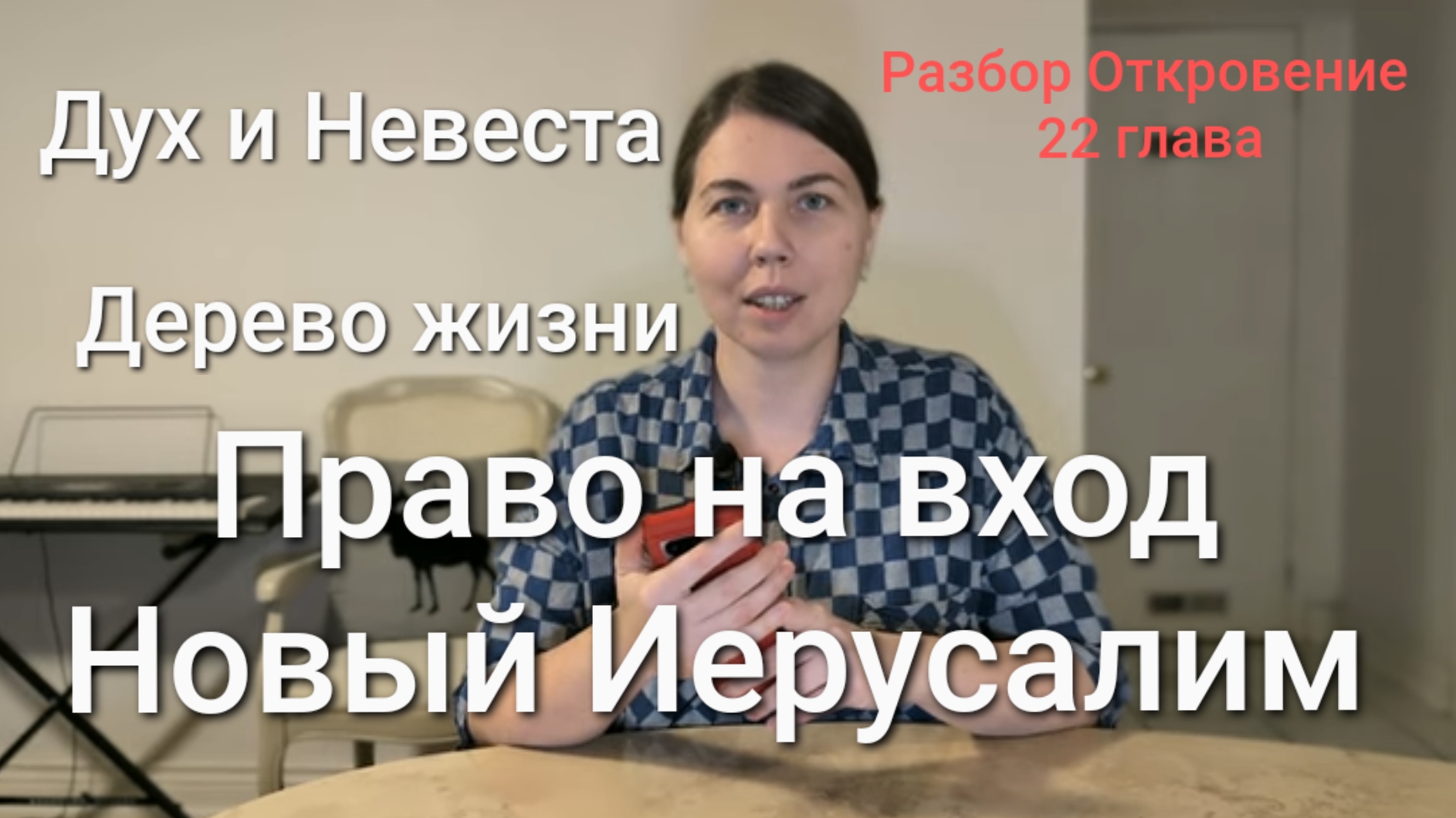 Дух и Невеста, дерево Жизни, право на вход в Новый Иерусалим