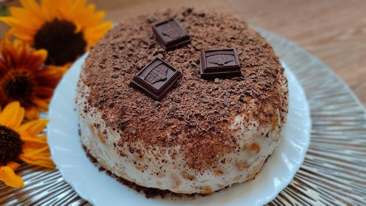 Нежнейший торт из печенья без выпечки. Просто и вкусно