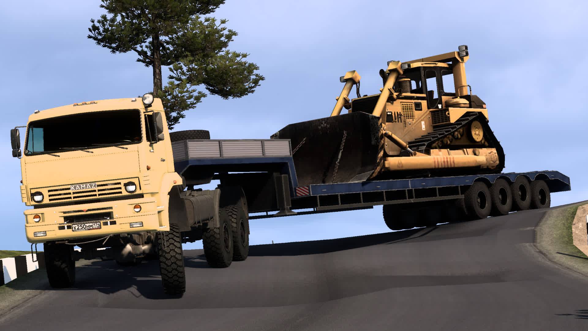 289 / ETS2 1.53 / Суровая Россия Забайкалье "R7" / КАМАЗ 65225 БАТЫР / На Восток.