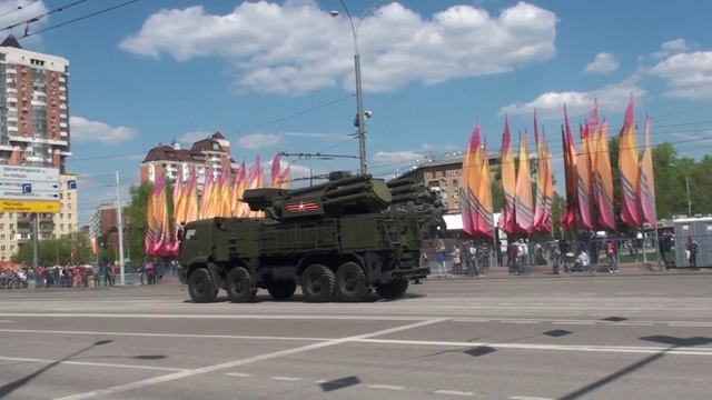 07.05.2016, г. Москва, прохождение военной техники после репетиции парада Победы.