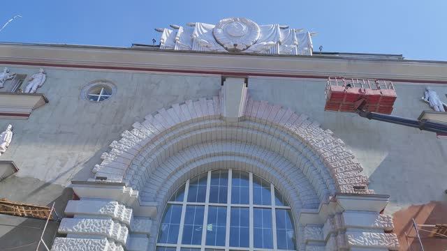 Курск. Железнодорожный вокзал - апрель 2025.