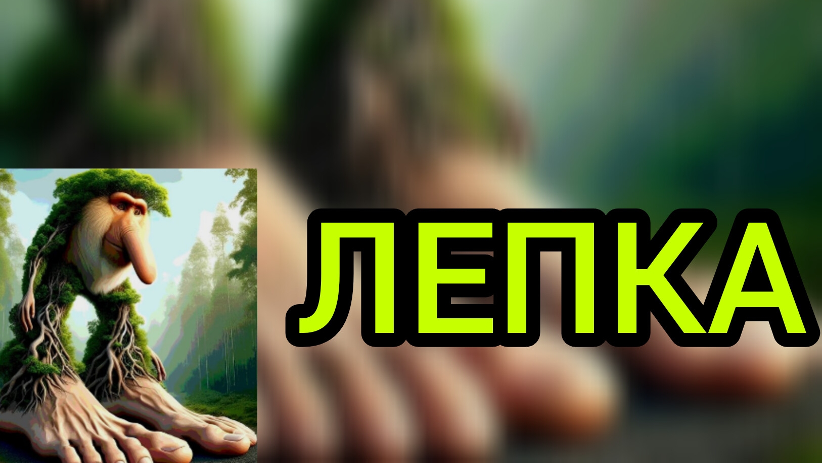 Лепка бр потопим. НОСАТЫЙ ЛЕШИЙ