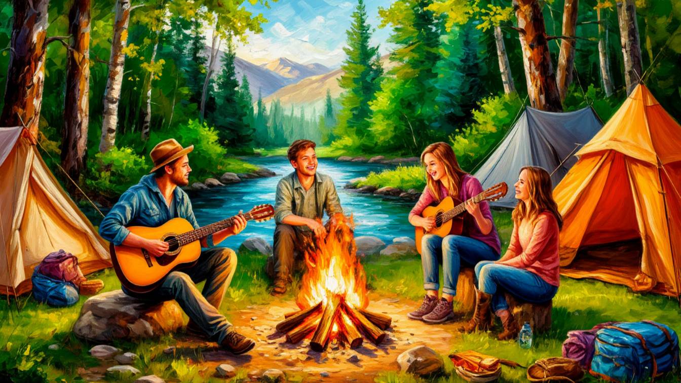 песня: Мы туристы, мы такие | Слушать песни | текст песен | гитара