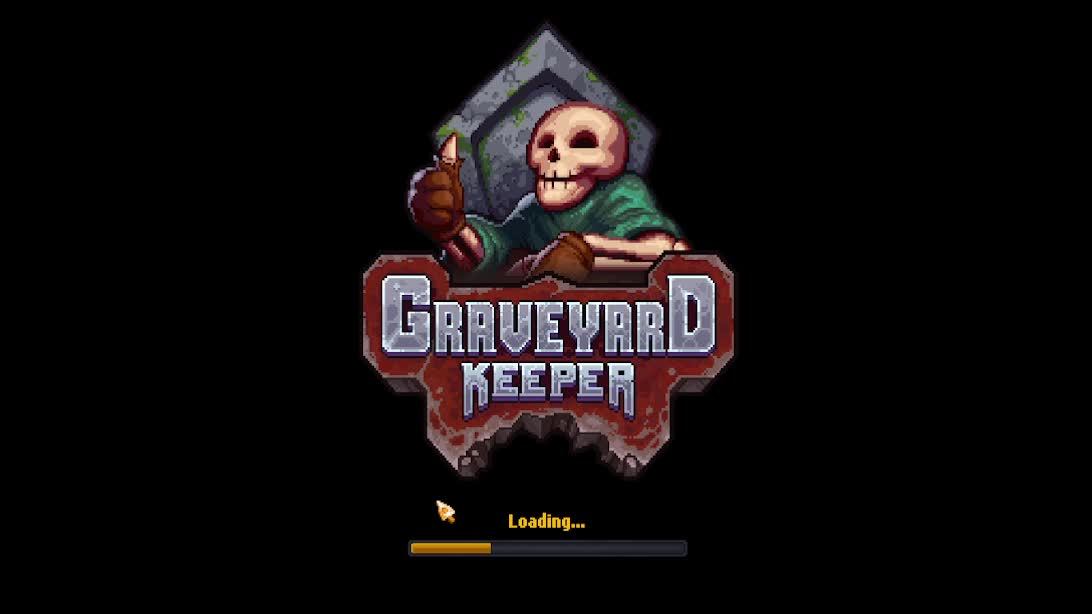 С утра на кладбище много работы. Graveyard Keeper.
