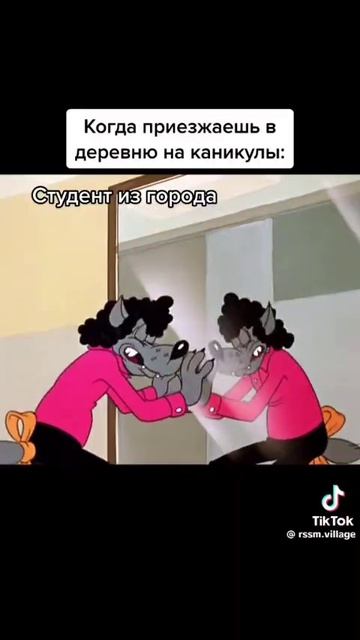 пов:когда ты приезжаешь в деревню на каникулы :это из ну погоди сериала