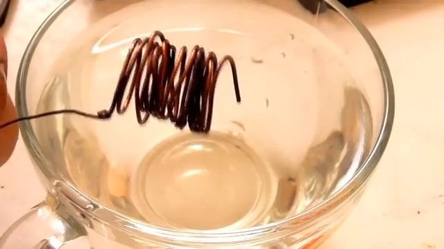 Всечка медной проволоки