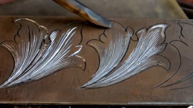 Гравировка. Три варианта прорисовки теней.