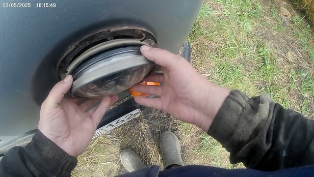 Подключение габаритов и поворотников в фарах УАЗ.