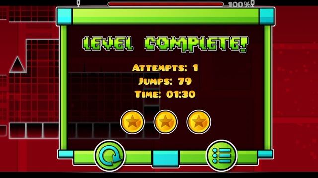 Geometry Dash | первые 2 уровня