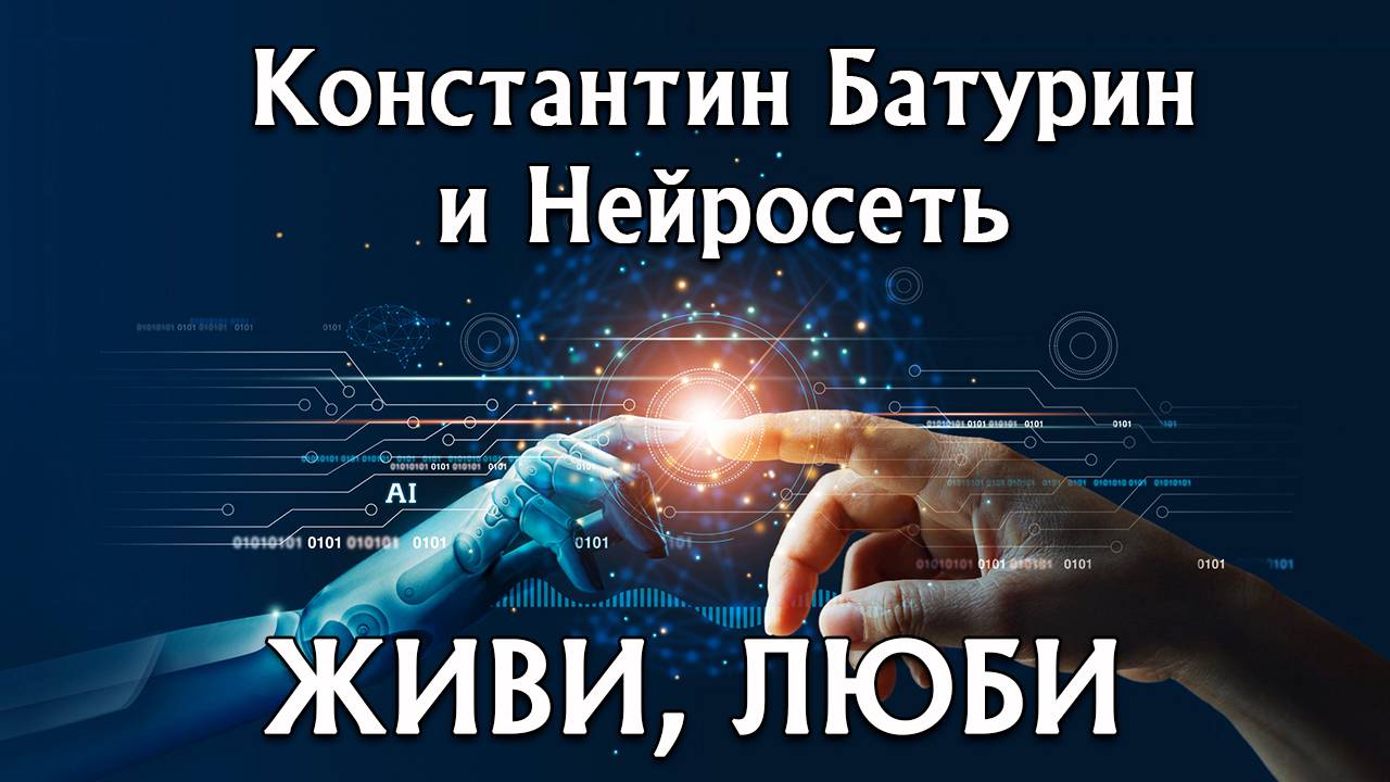 ЖИВИ, ЛЮБИ - Константин Батурин и Нейросеть
