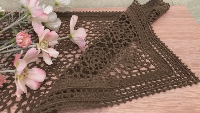 Анонс МК Салфетка-Дорожка крючком для начинающих . (02.05.25)