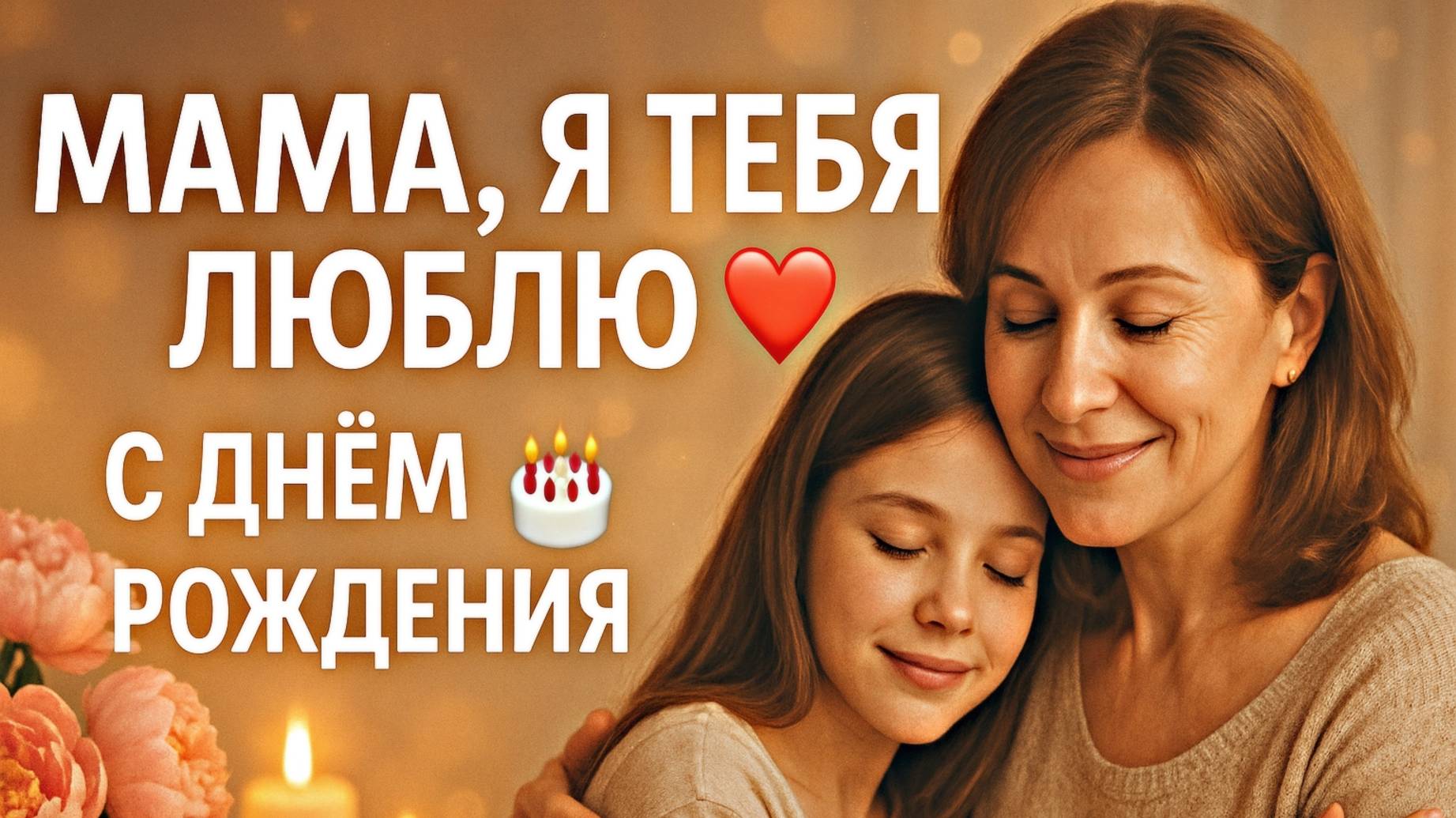 🎵🌸 Мама, я тебя люблю — Трогательная песня ко дню рождения 💖🎶