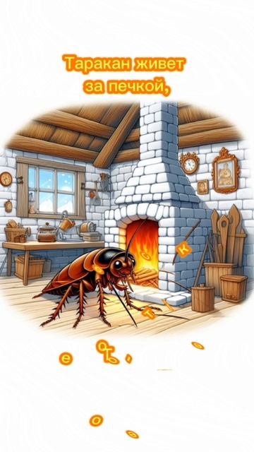 Таракан 🪳 Алфавит I С. Маршак #аудиосказкивкартинках