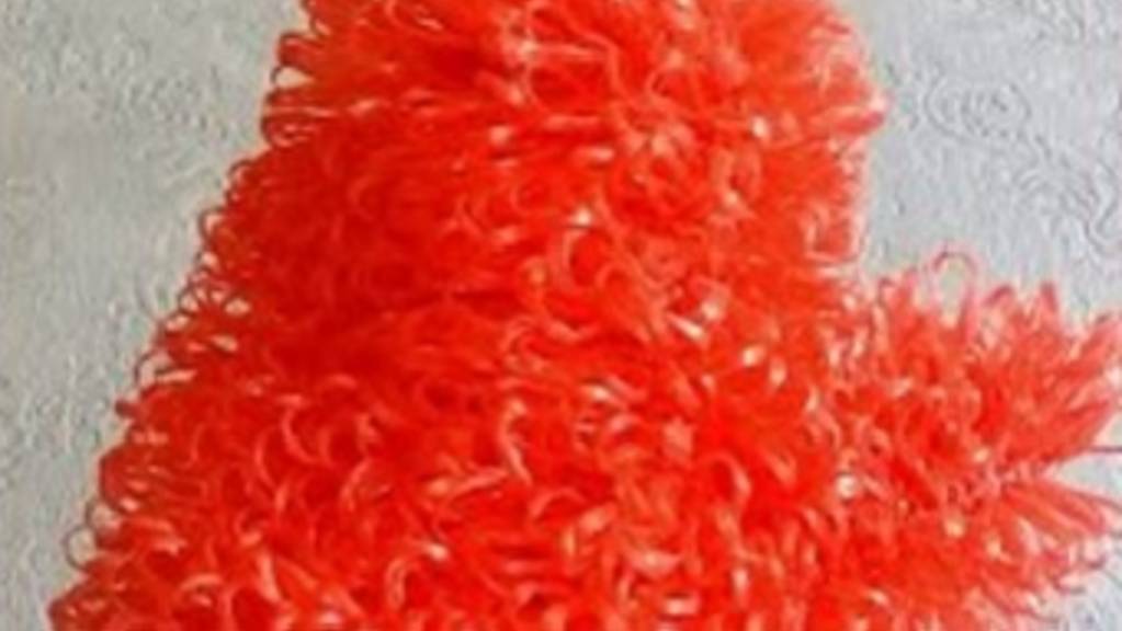 МК мочалки на руку крючком "Варежка"3 часть