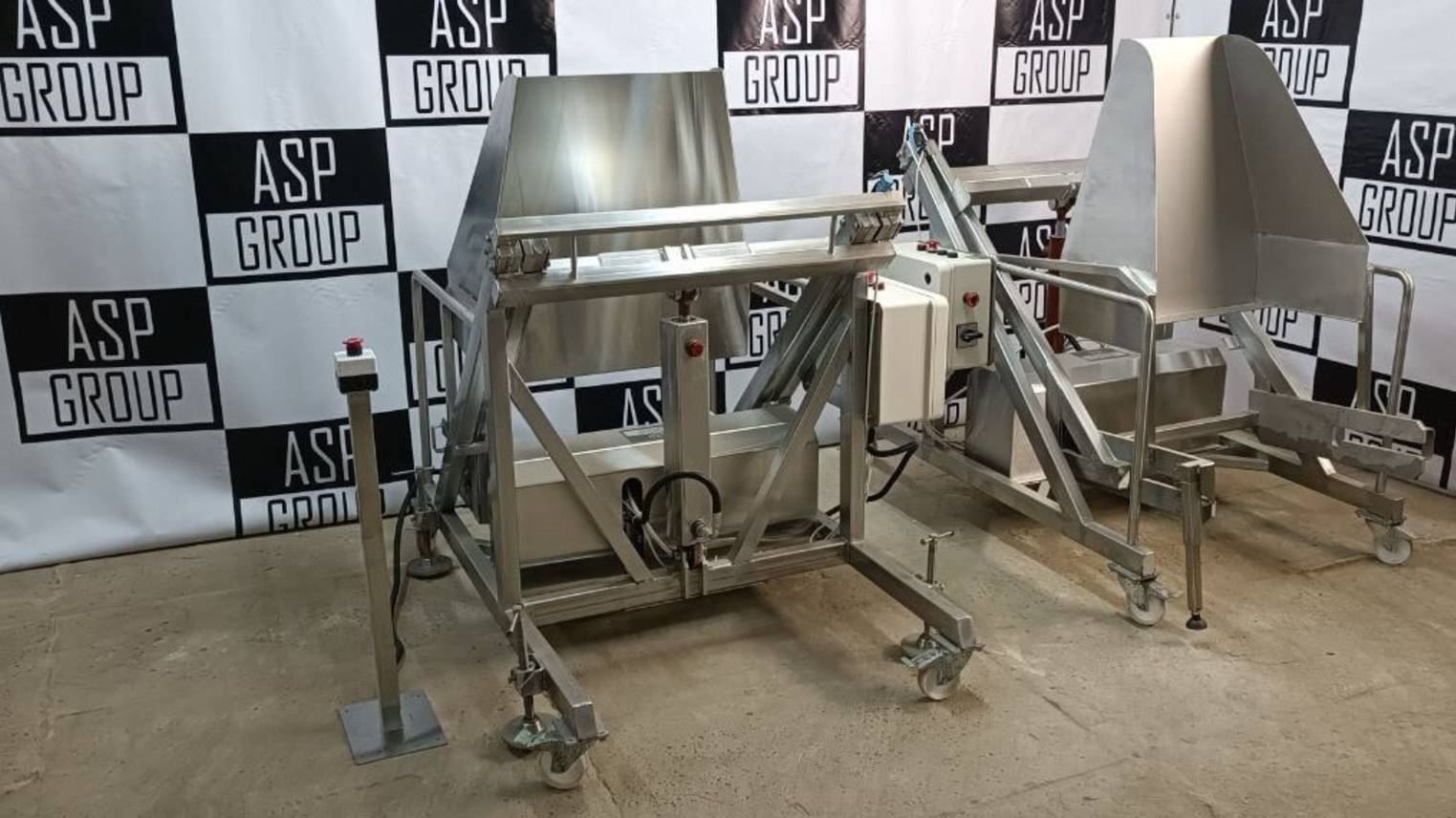 Мобильный подъёмник-опрокидыватель ASP-POGP с гидроприводом