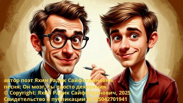 песня: Он мозг, ты просто декорация | Слушать песни | текст песен