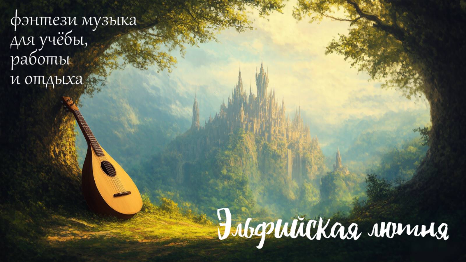 Эльфийская лютня - подборка спокойной красивой музыки для учебы, работы и отдыха