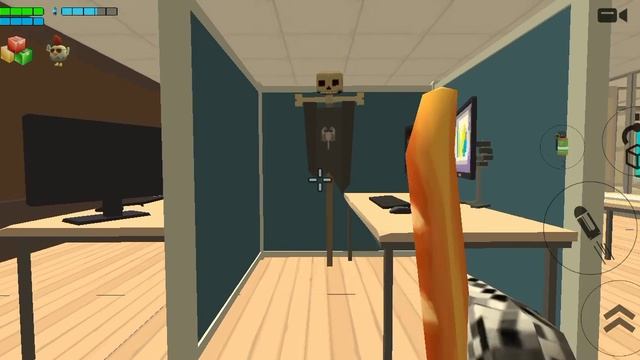 Призвать кровавого чикена в чикен Гане