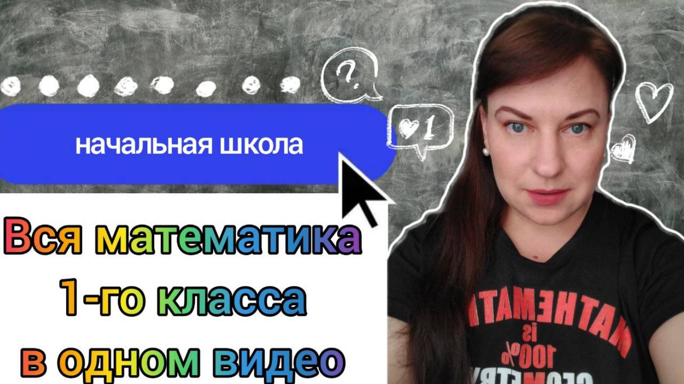 Вся математика 1-го класса в одном видео. Начальная школа. Руководство для родителей.