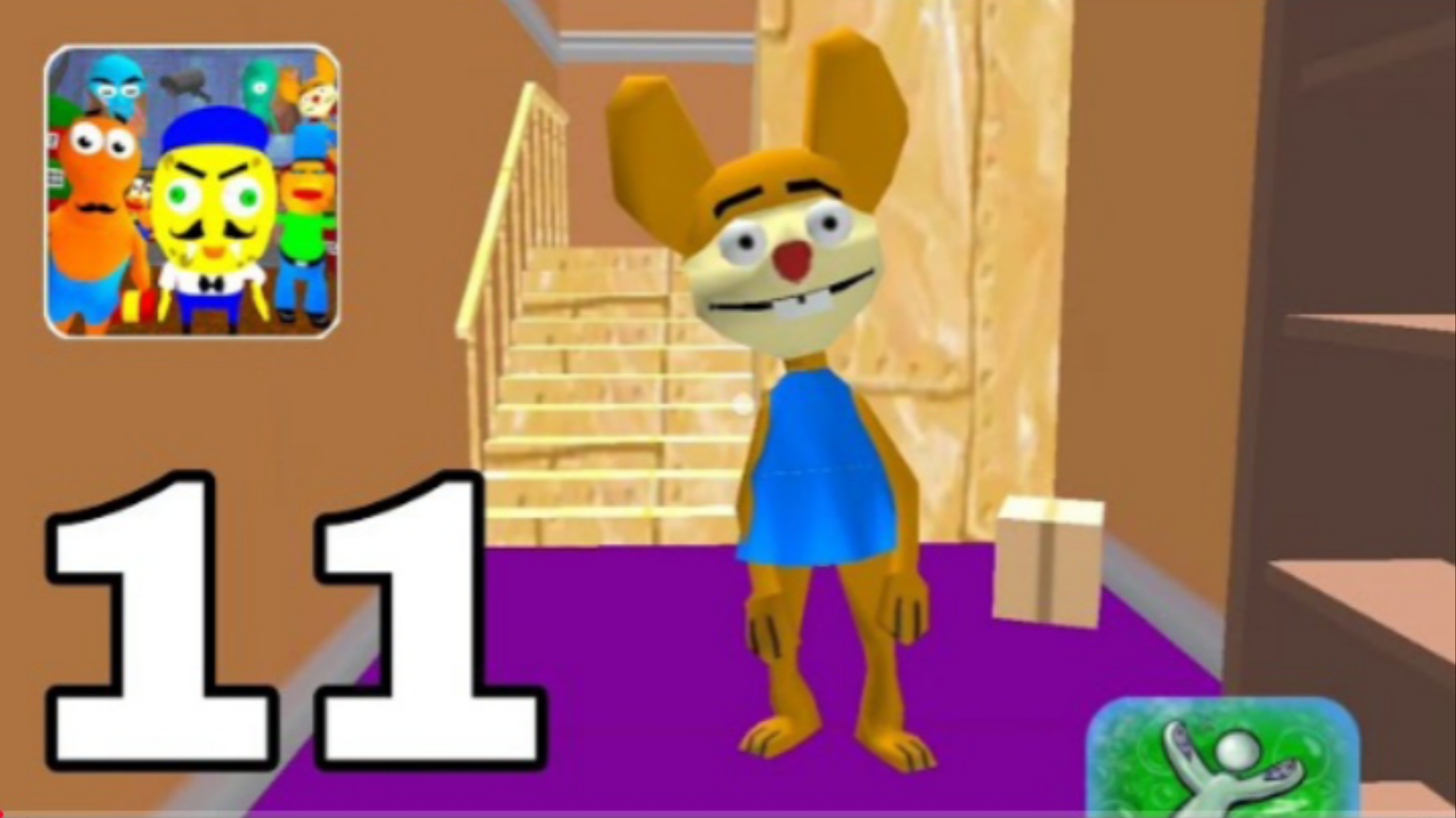 Sponge Neighbor Escape 3D New Update Gameplay Level 11