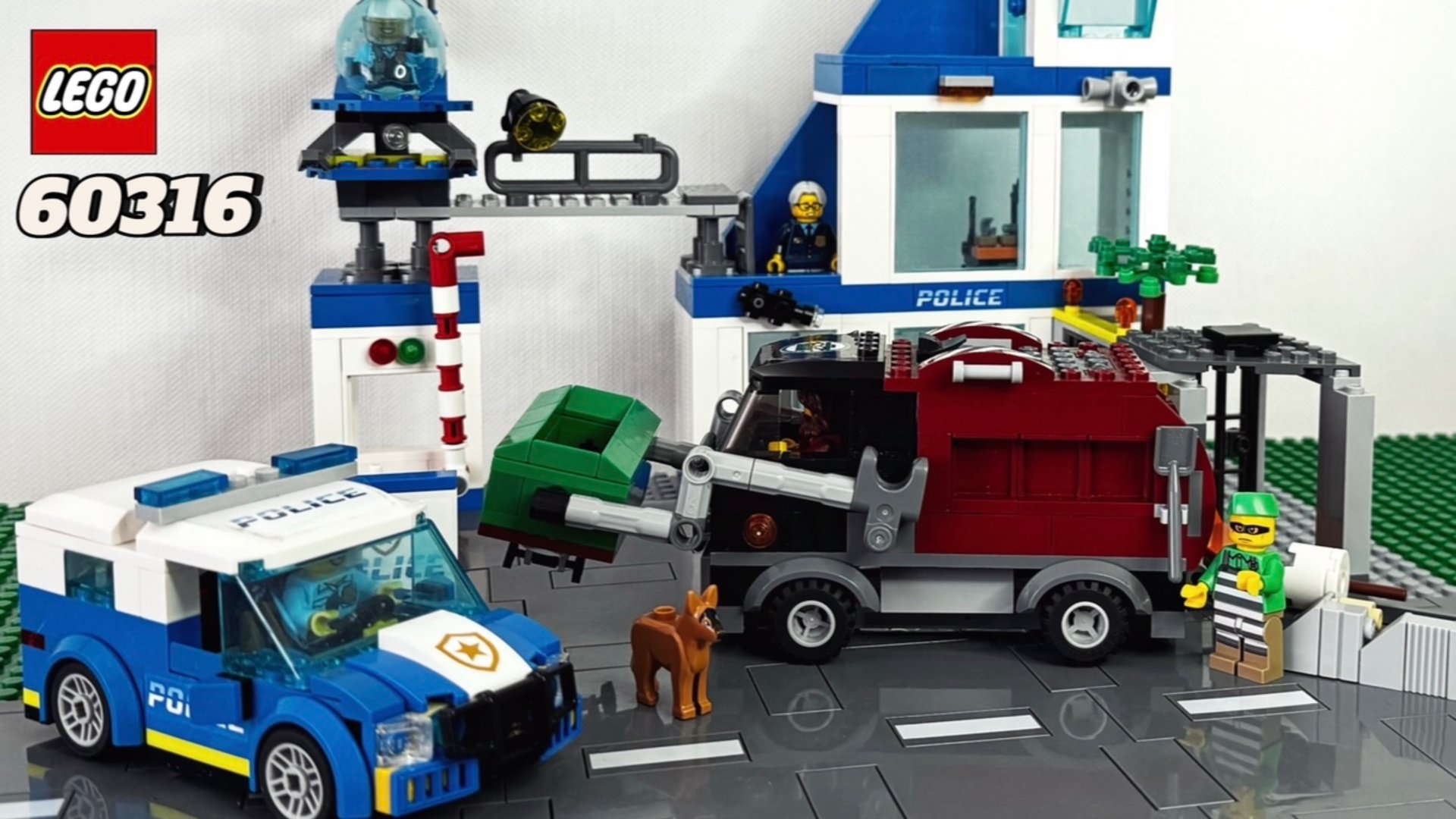 LEGO city Police 🚨 Полицейский участок 60316. Сборка stop motion.