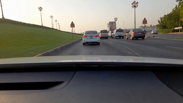 Дорога из аэропорта Дубай в Аджман. Отель Ramada Beach Hotel Ajman By Wyndham