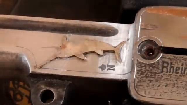 Рыбка, гравировка