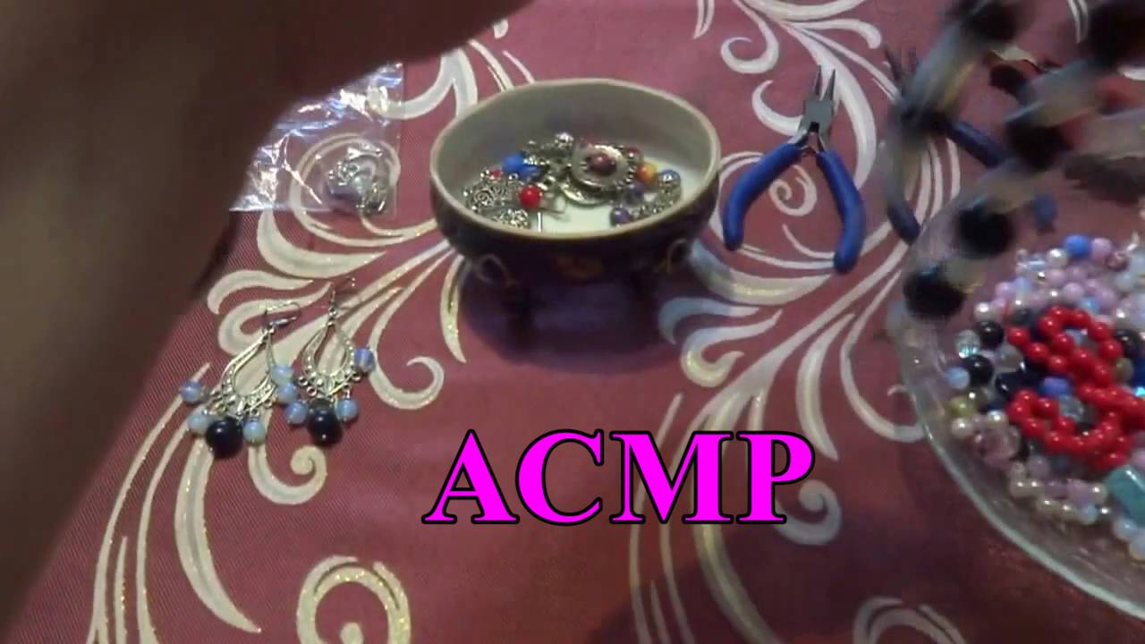 АСМР. Делаем серёжки своими руками / ASMR