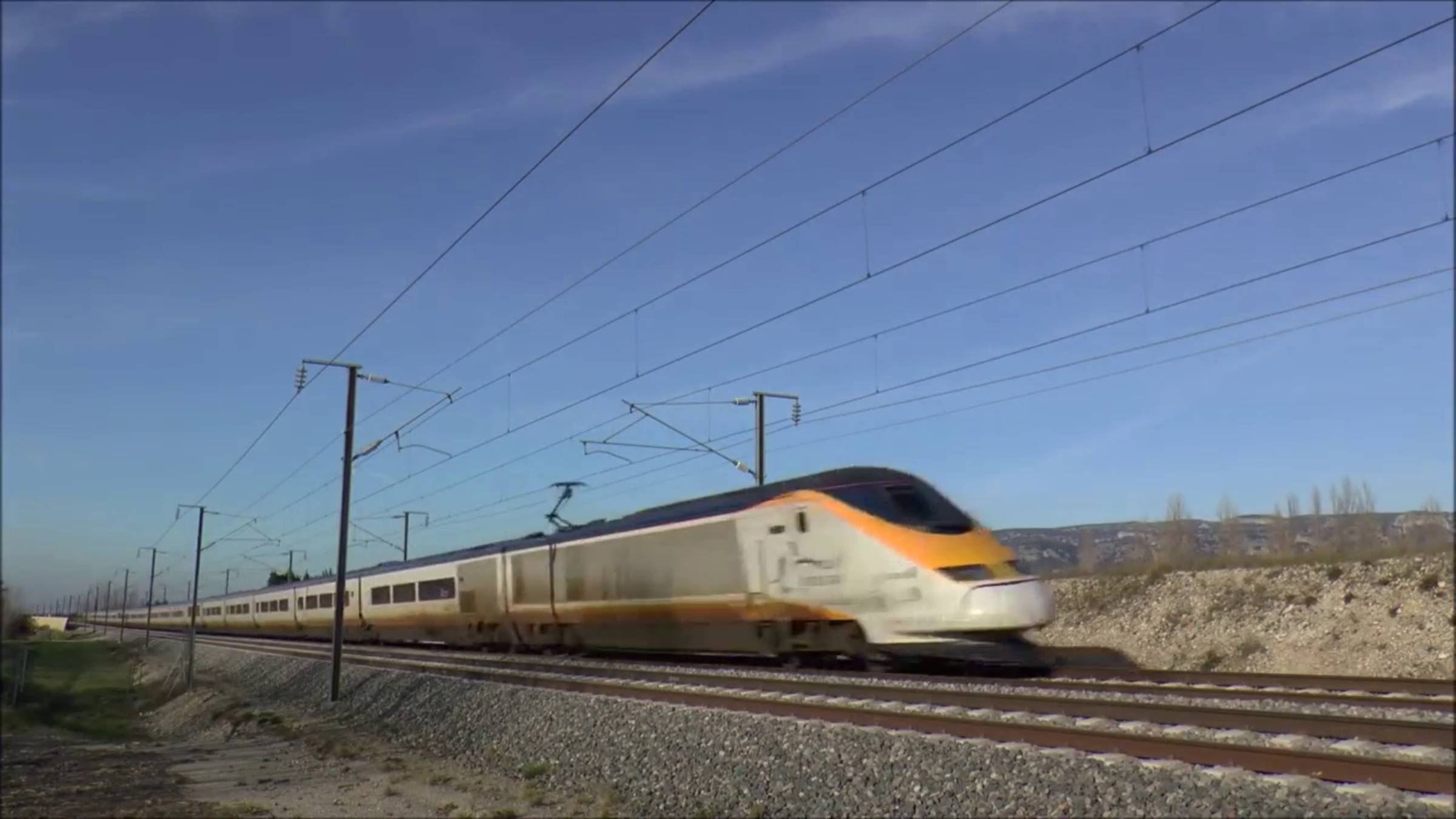 Скоростной поезд TGV | Подборка проезда скоростного поезда Европа | Скоростной поезд