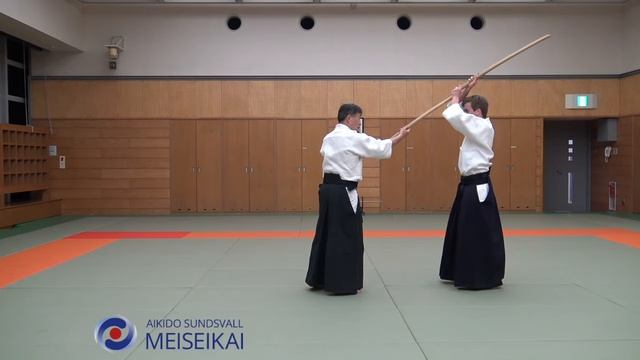 8 Aikido Ken Tai Ken Katadorimenuchi Shihonage Shishiya Sensei Tokyo 2015