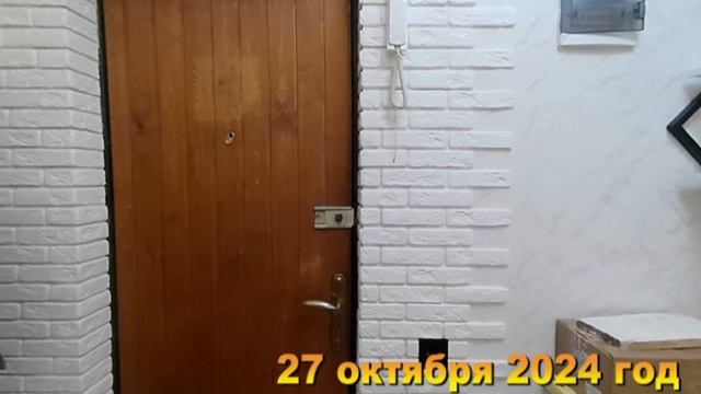 Ремонт в квартире.  Выкладываем кирпичики вокруг дверей. Хроника 27 октября 2024 год.