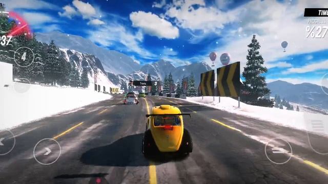 мультики про машинки гонки машин зимняя трасса мультики для детей 2025