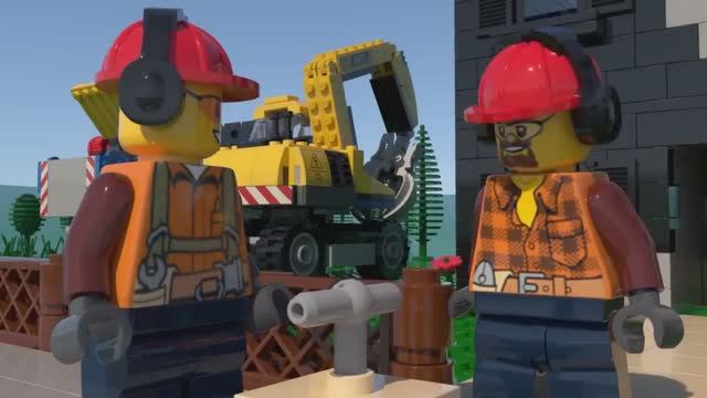 Лего-Мультфильм для детей: Большой город ЛЕГО, машинки и грузовички! Самый полный выпуск мультика!