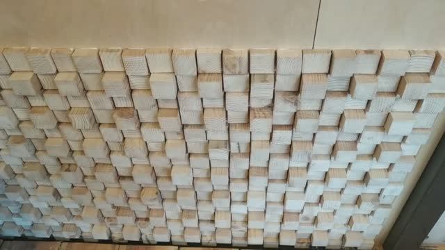 Отделываем беседку 3D панелями из брусков своими руками