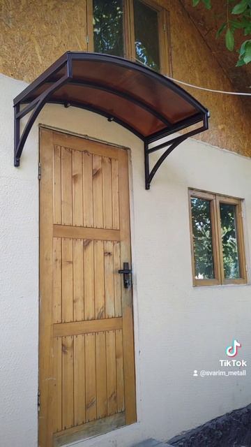 Козырек I Двухскатный I Сотовый I Поликарбонат I Бронза I Заказать I Купить