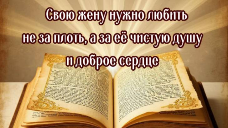 Свою жену нужно любить