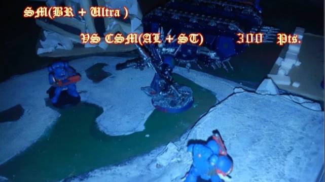 Пробный Kill Team. SM(BR & Ultr) vs CSM(AL & TS)
