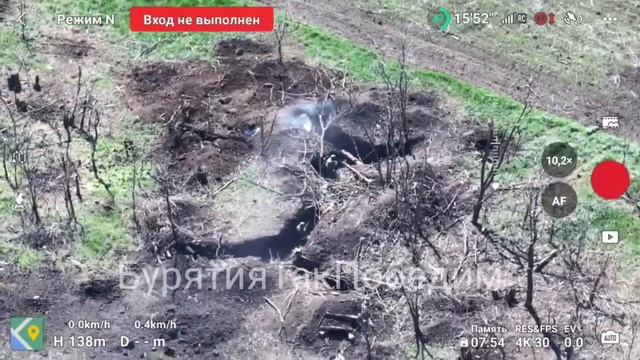 СВО. Работа штурмовиков по зачистки опорников