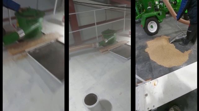 Пневмоперегружатель Walinga в работе