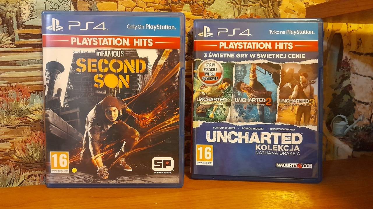Распаковочка подлетела игр! InFamous Second Son и Uncharted  Коллекция