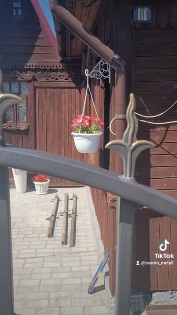 Калитка с элементами ковки I Кованая калитка I Калитка на дачу