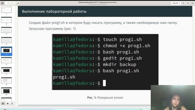 Операционные системы. Защита лабораторной работы №12
