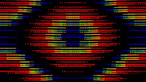 Organism 256 bytes intro by KUVO / БК-0010
